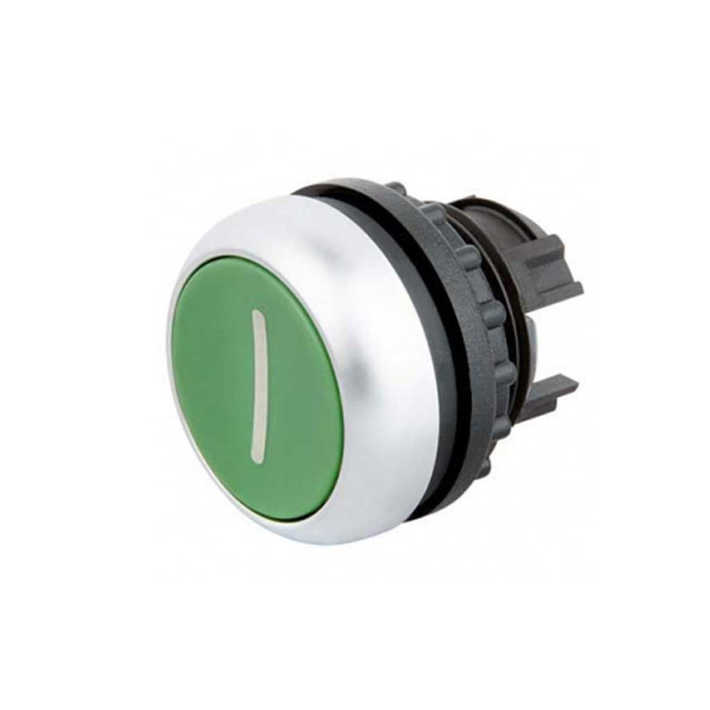 M22-DR-G-X1 — PULSADOR ENCLAVADO 2 POSICIONES COLOR VERDE ILUMINADO | Acotron Electrónica Industrial